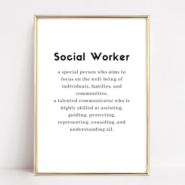 Social Worker Office Decor - Etsy