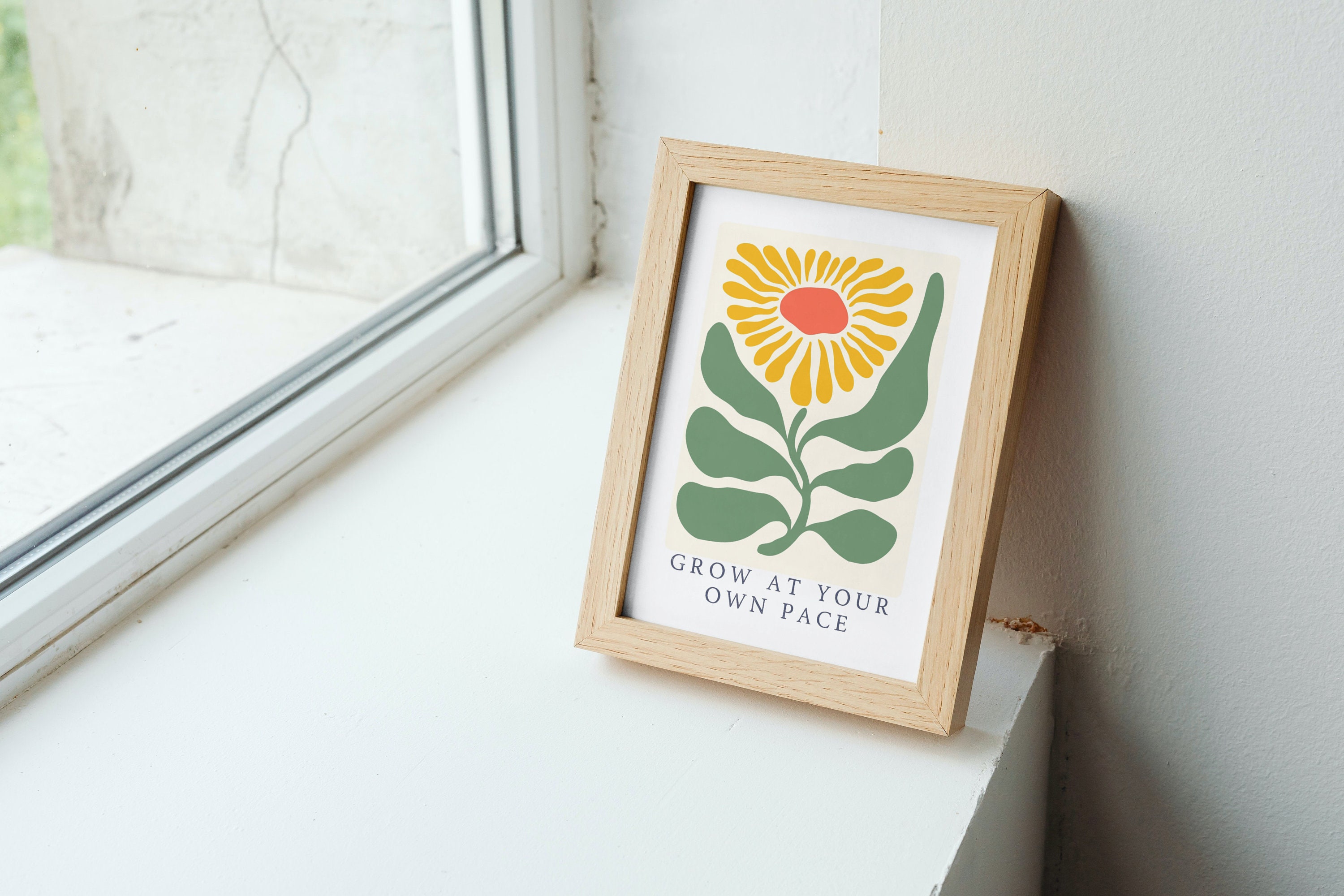 Grow at Your Own Pace Digital Poster,affirmation Print,therapy Office ...