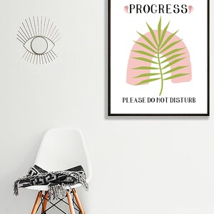 Therapy in Progress Do Not Disturb Sign,therapy Office Decor,boho ...