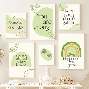 Set of 11 Therapy Office Decor Posters,counseling Prints Set,therapist ...