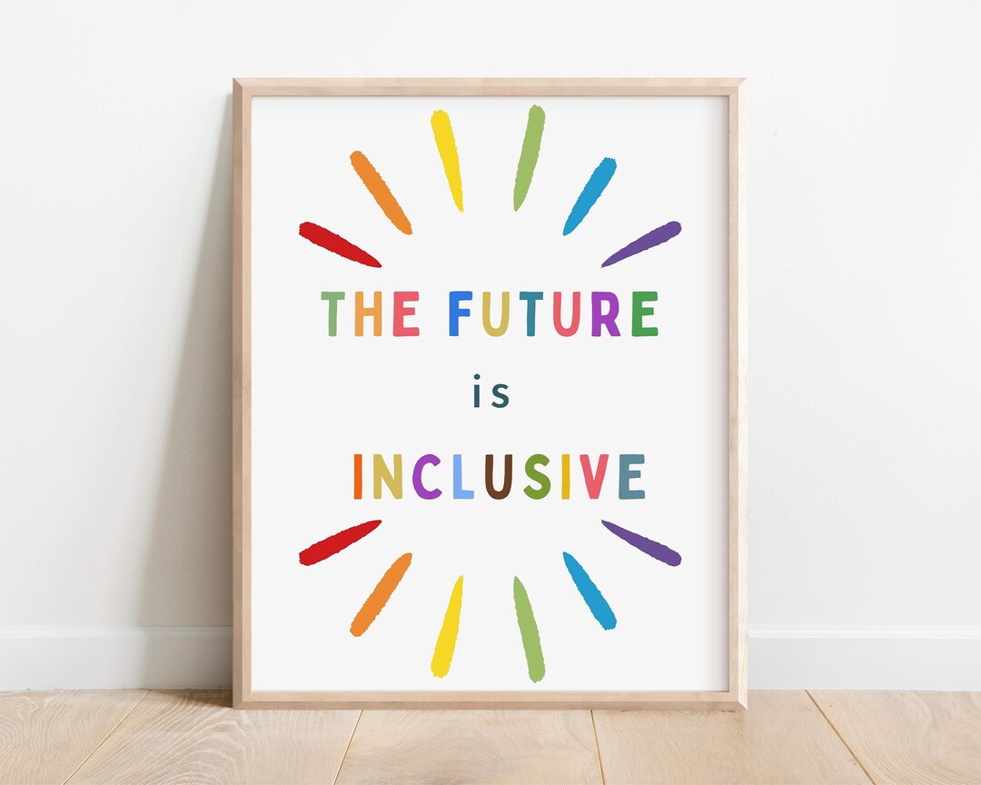 Inclusive Poster Inclusion Neurodiversity Art Special Education ...