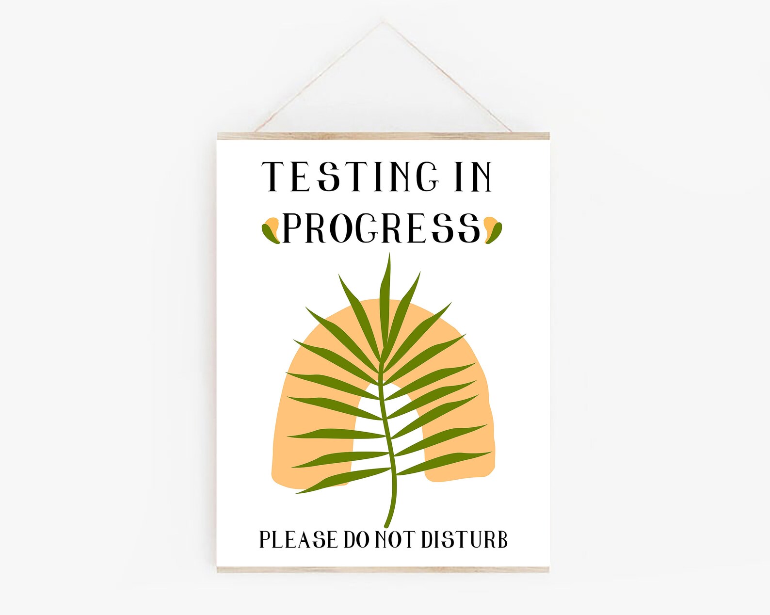 Test in Progress Sign Do Not Disturb Poster Classroom Print - Etsy