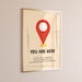 You Are Here Therapy Office Print,therapist Wall Decor,self Care Art ...
