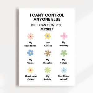 I Can't Control Digital Poster,therapy Office Decor,what is in My ...