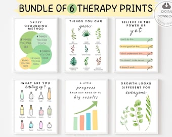 Things to Let Go of Mental Health Digital Poster Therapy - Etsy