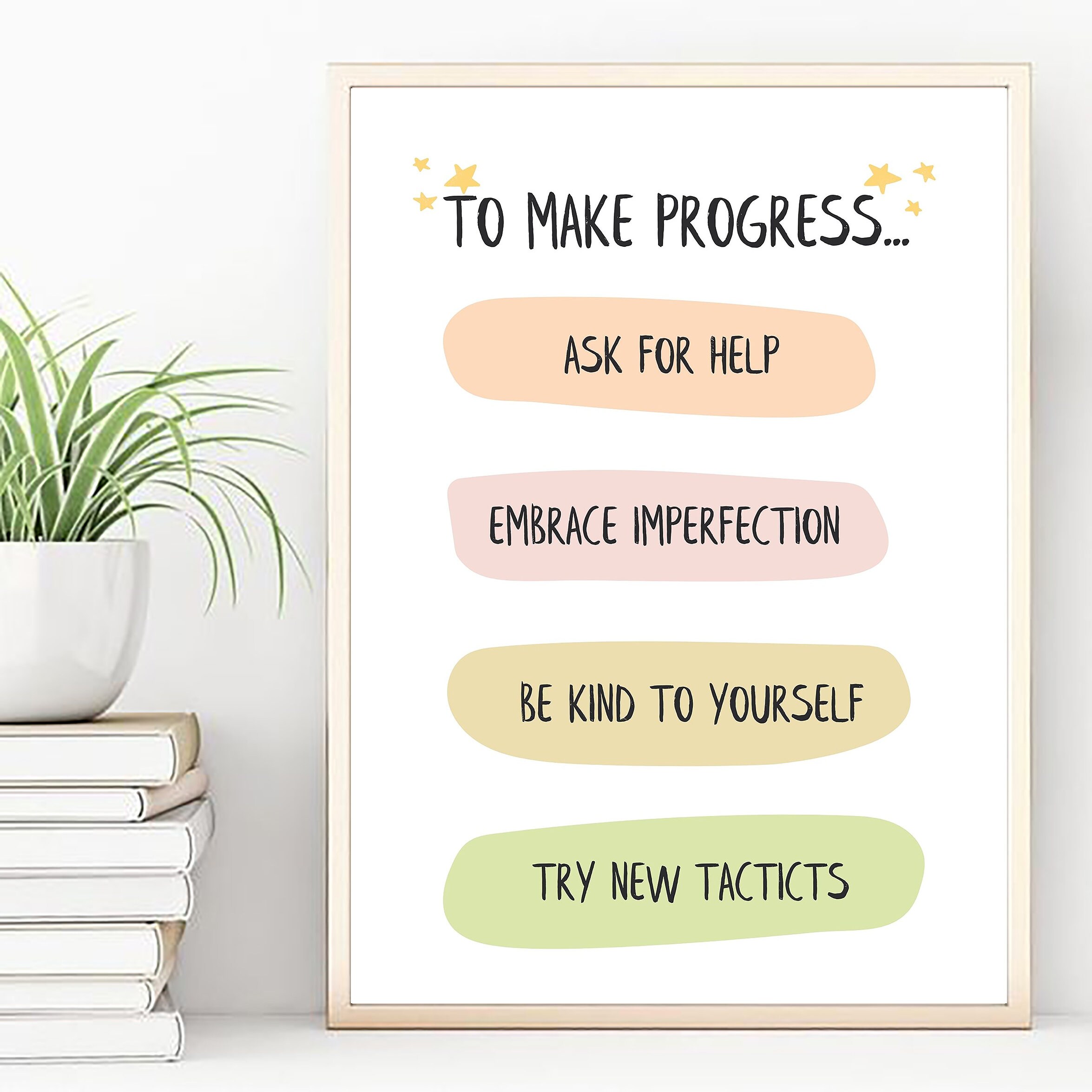 Calming Corner Posters,mental Health Print Set of 6 Decor Therapy ...