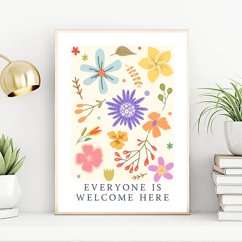Everyone is Welcome - Etsy