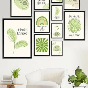 Set of 11 Therapy Office Decor Posters,counseling Prints Set,therapist ...
