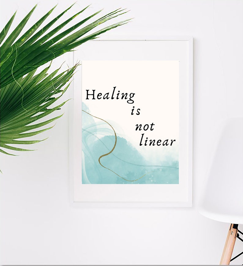 Healing is Not Linear Digital Printmental Health - Etsy UK
