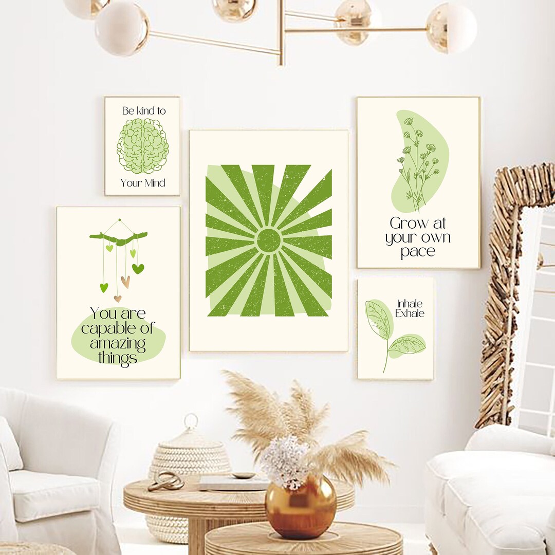 Set of 11 Therapy Office Decor Posters,counseling Prints Set,therapist ...