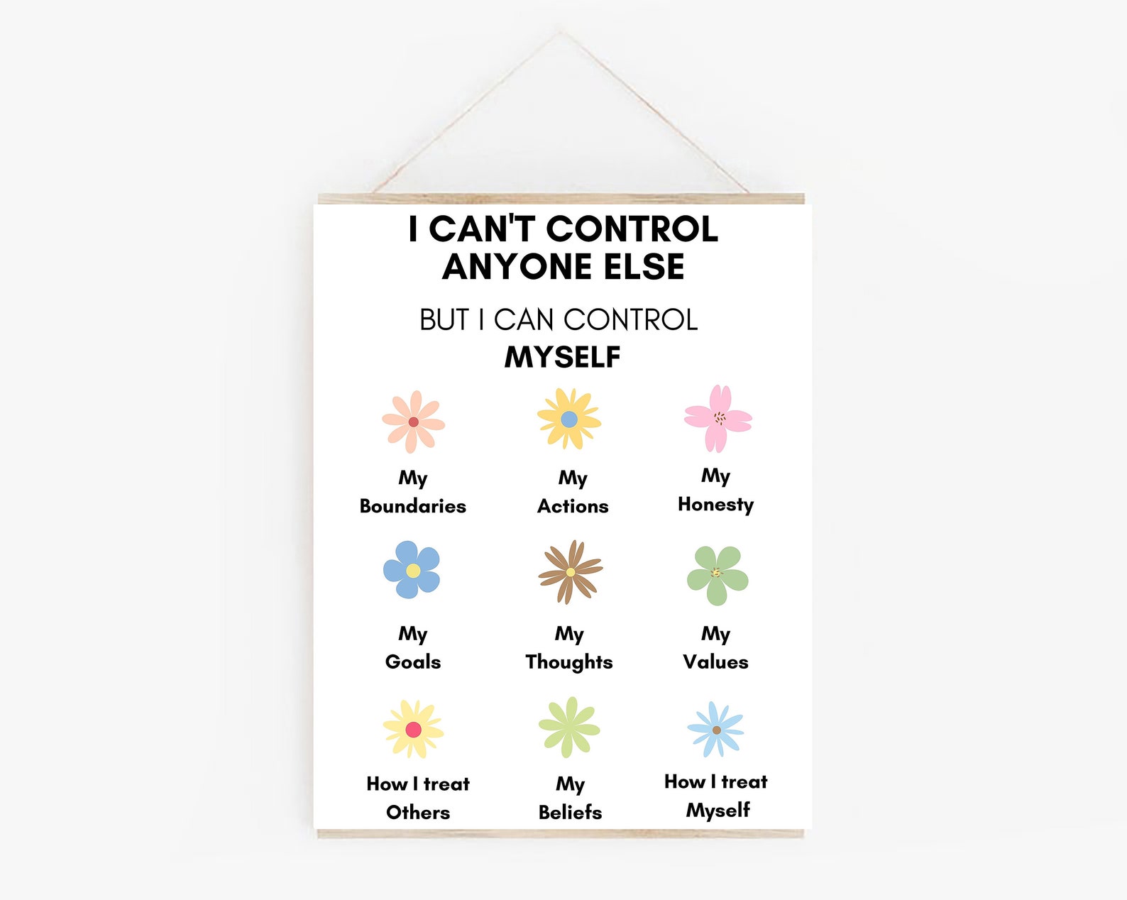 I Can't Control Digital Poster,therapy Office Decor,what is in My ...