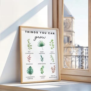 Self Growth Printable,self Development Poster,mental Health Print ...