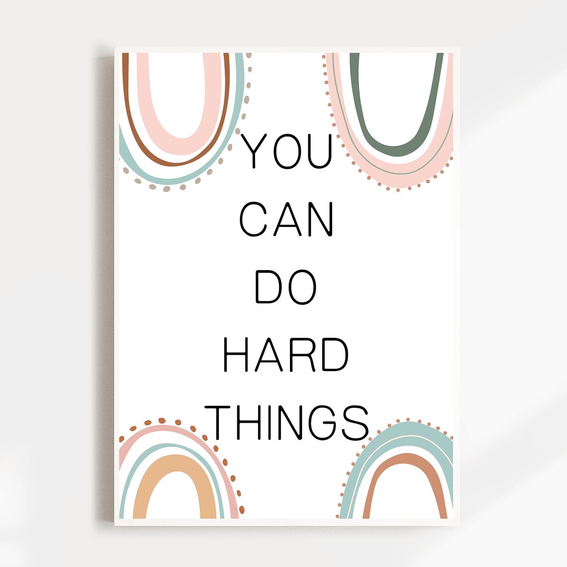 You Can Do Hard Things Posterpositive Affirmation - Etsy