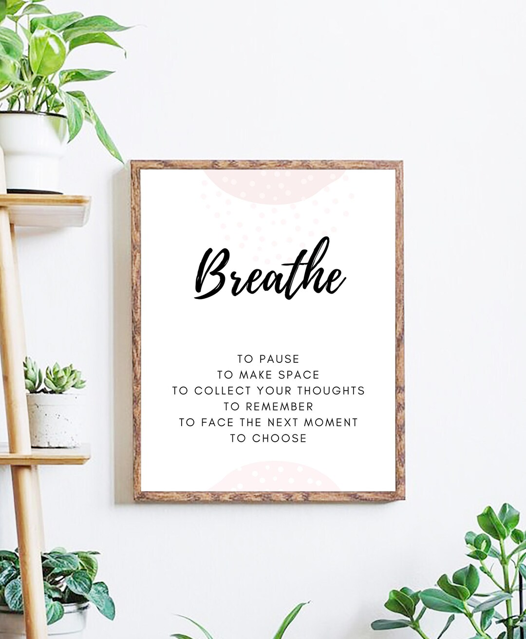 Breathing Therapy Printable, Mindfulness Poster, Counseling Office Wall ...