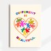 Different is Beautiful Digital Poster,autism Awareness Print,adhd Art ...