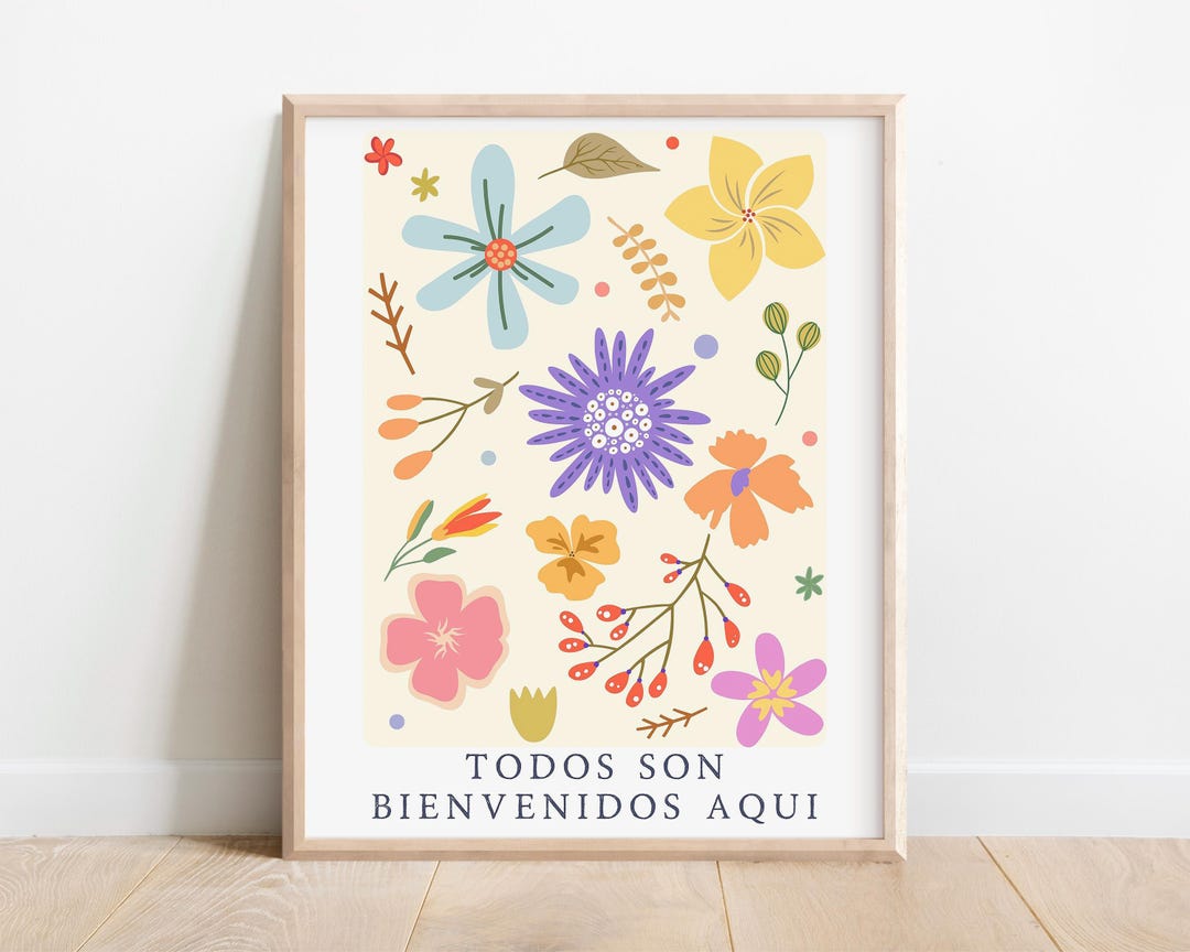 Spanish Inclusion Poster Gift Counselor Office Social Worker Print ...