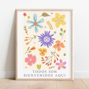 Spanish Inclusion Poster Gift Counselor Office Social Worker Print ...