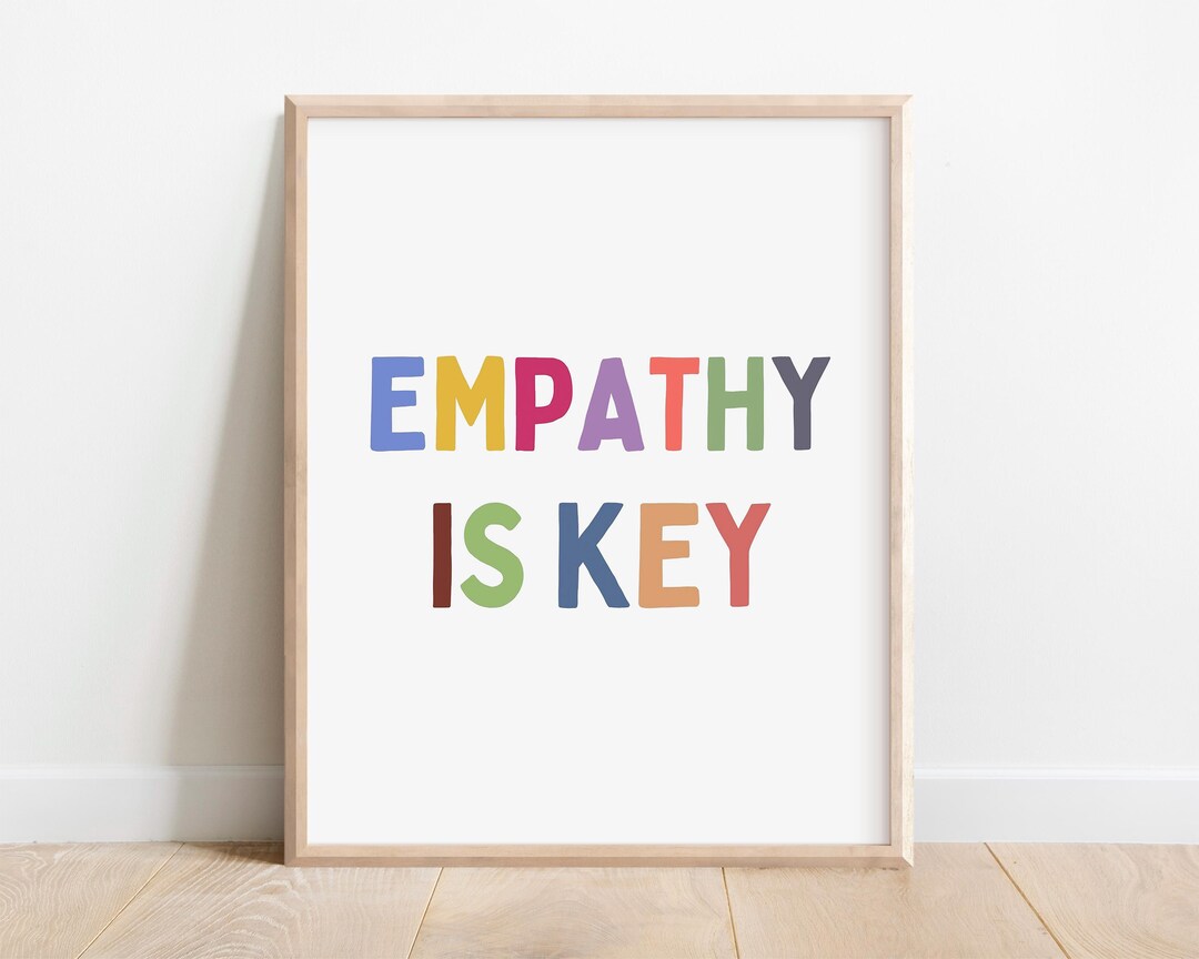 Empathy is Key Neurodiversity Poster,inclusive Classroom ADHD Print ...