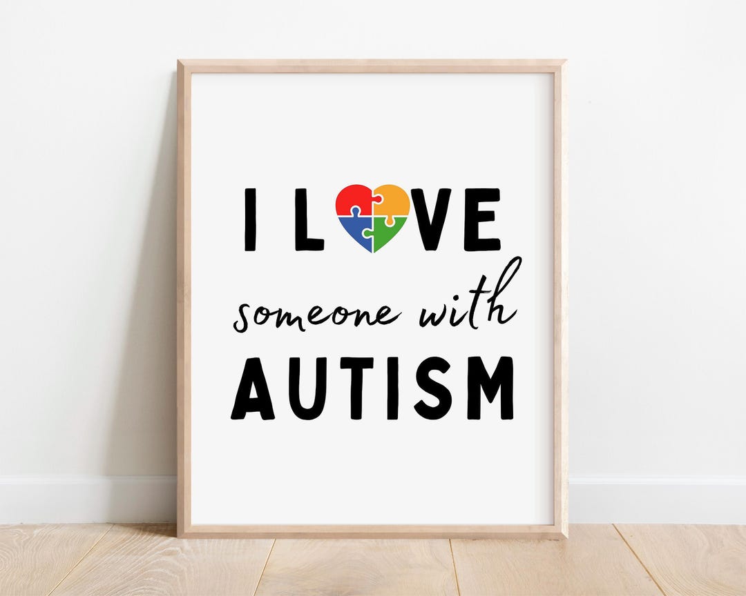 Autism Awareness Poster,puzzle Piece Inclusion Print,neurodiversity ...