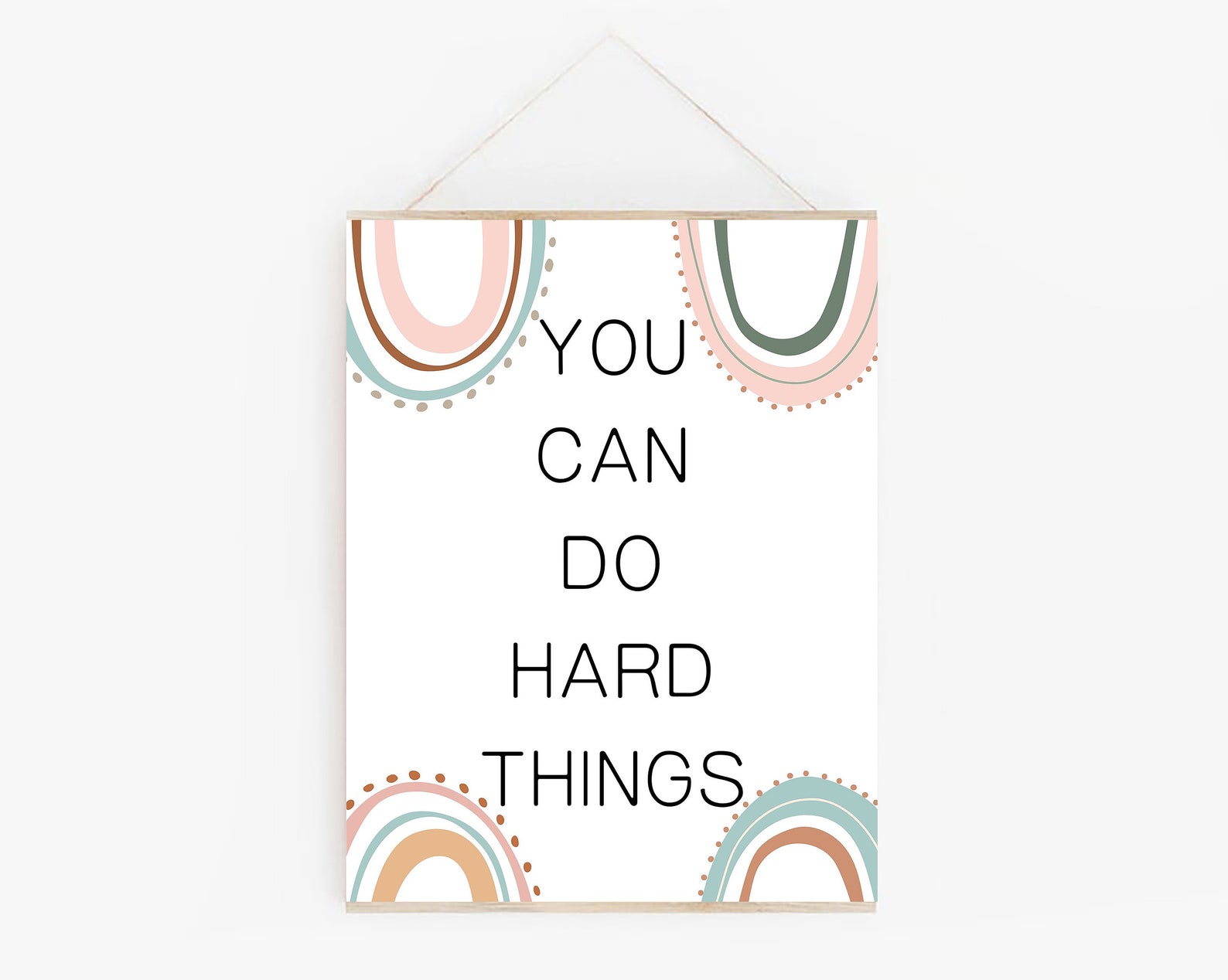 You Can Do Hard Things Posterpositive Affirmation - Etsy