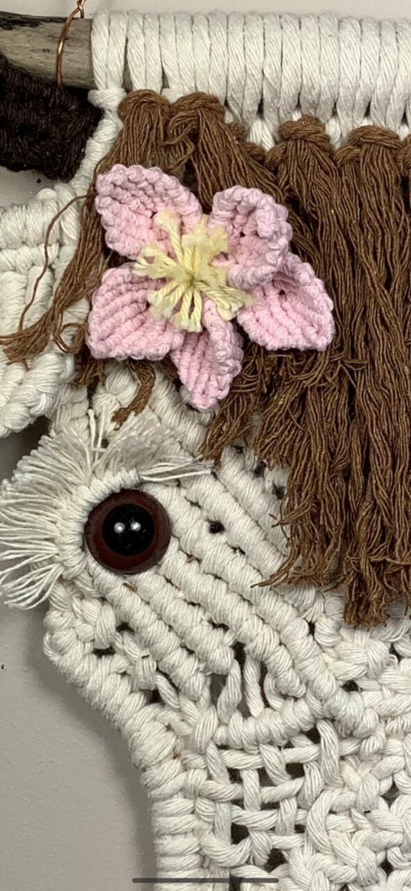 Macrame Cow Wall Hanging - Etsy