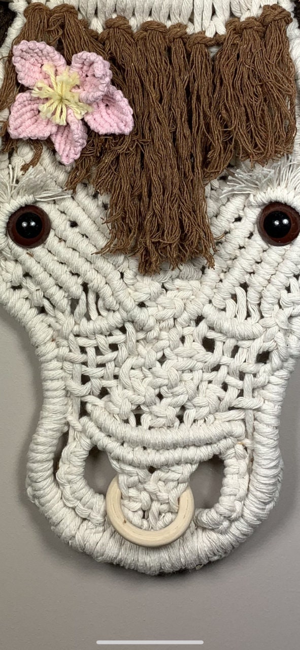 Macrame Cow Wall Hanging - Etsy