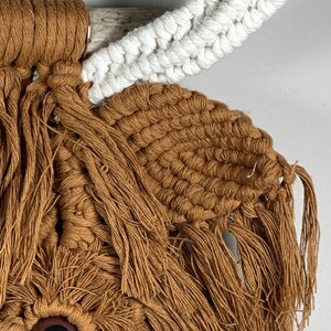 Macrame Highland Cow Wall Hanging - Etsy