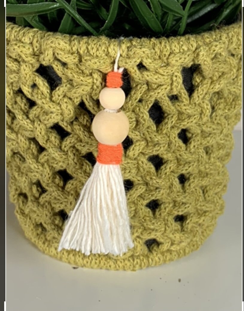 Macrame Plant Pot Cover, Jacket, Sleeve - Etsy