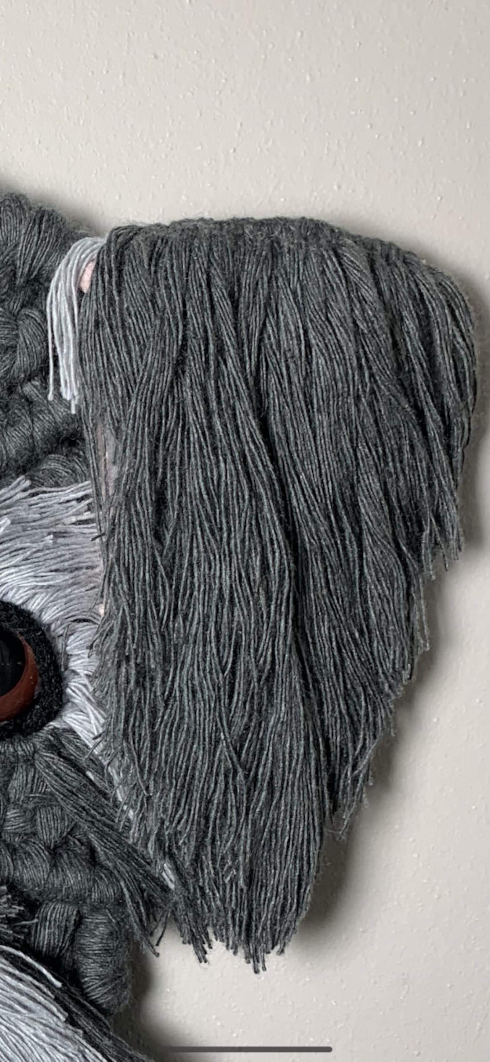 Macrame Pattern Tutorial Schnauzer Dog Wall Hanging - Etsy