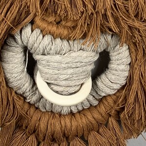 Macrame Highland Cow Wall Hanging - Etsy