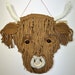 Macrame PDF Pattern Tutorial Beginner Douglas the Highland Cow - Etsy