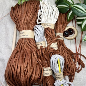Macrame Highland Cow DIY Kit: Beginner-friendly Craft Project - Etsy