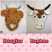 Macrame Highland Cow Wall Hanging - Etsy