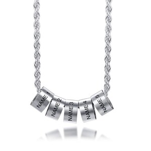 Personalized Men's Name Necklace Stainless Steel Necklace Handmade ...