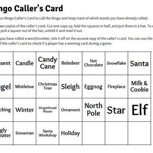 Christmas Bingo Edition - Instant Download - Etsy