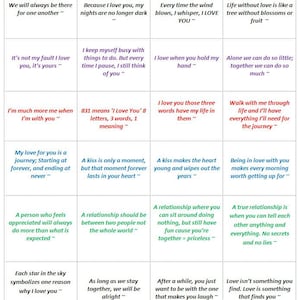 365 Love NOTES - PDF/DOC , Printable, Editable, Digital - - Etsy