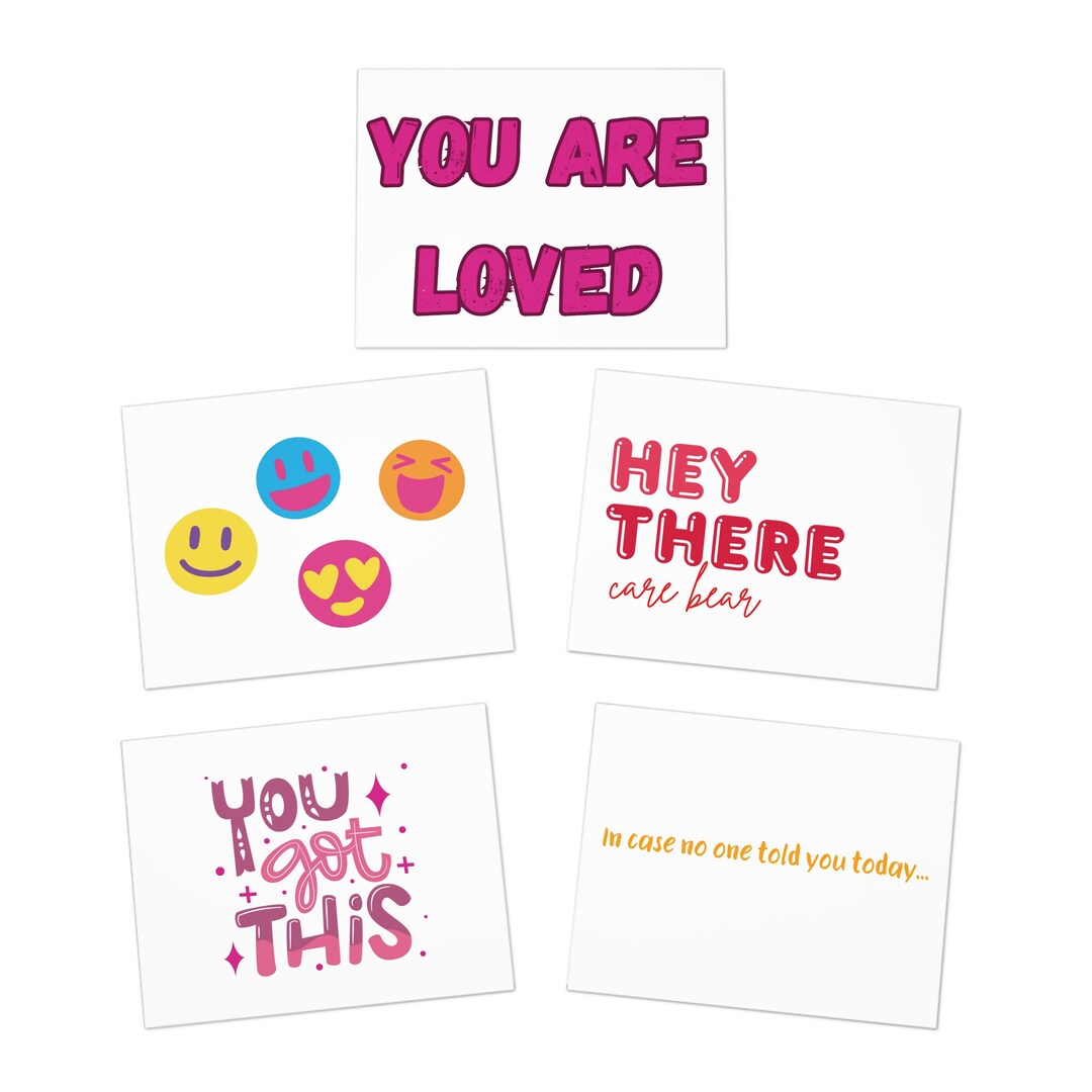 Encouragement Cards 5-pack "starburst Collection" | Greeting Cards ...