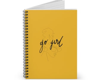 Emo Girl Spiral Notebook 5.5 X 8.5 Black and Pink Bleeding Heart - Etsy