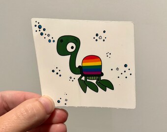 Pride Flag Turtle - Etsy