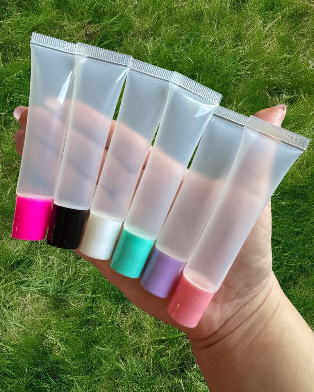 10pcs Empty Squeeze Tubes With Colorful Caps |15ml| - Etsy