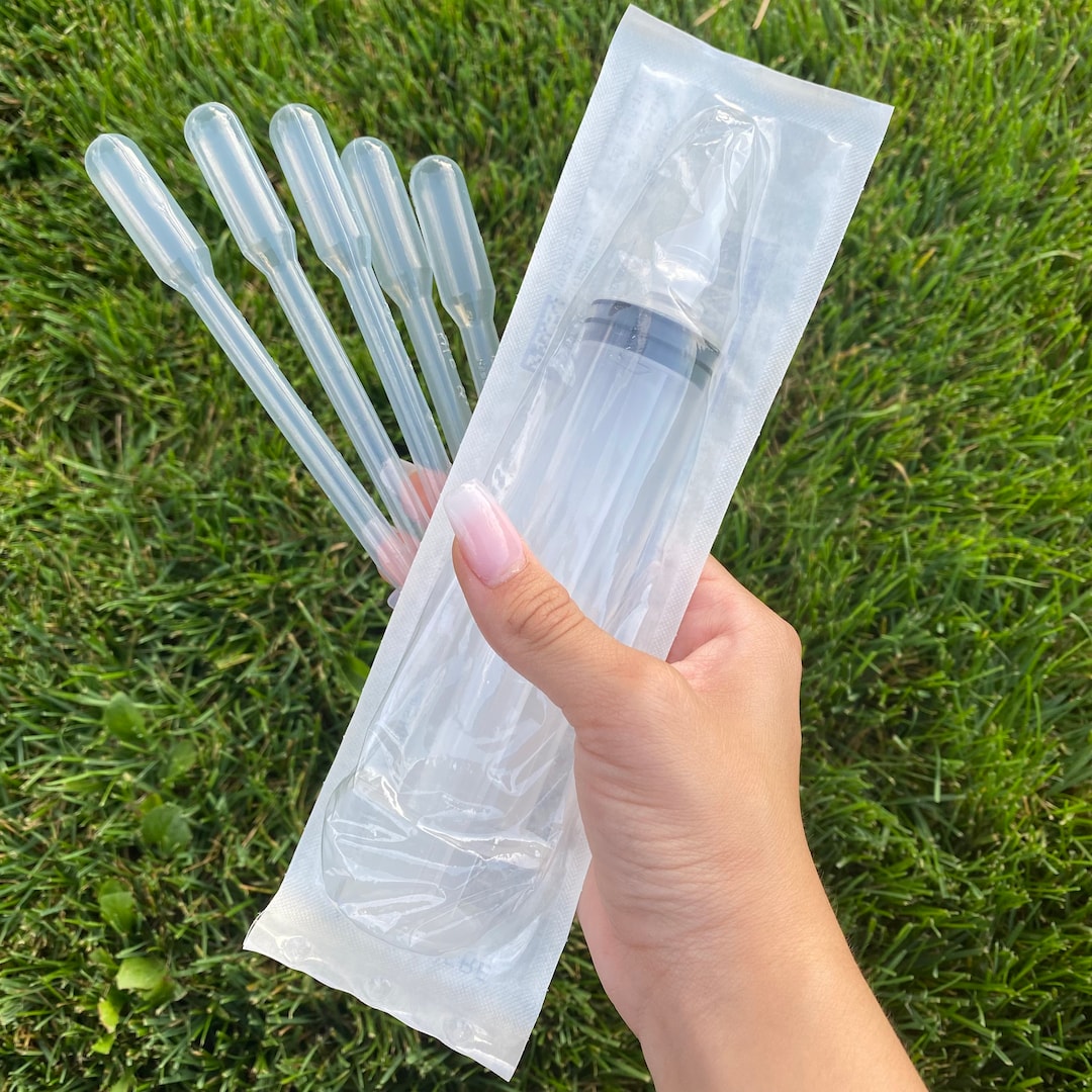 Lipgloss Starter Kit: Pipettes and Sterile Syringe (60cc - 2oz) - Etsy