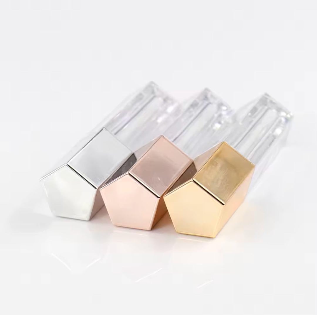 10pcs Empty Metallic Pentagonal Tubes | Addictive Beauty Shop | 5ml ...