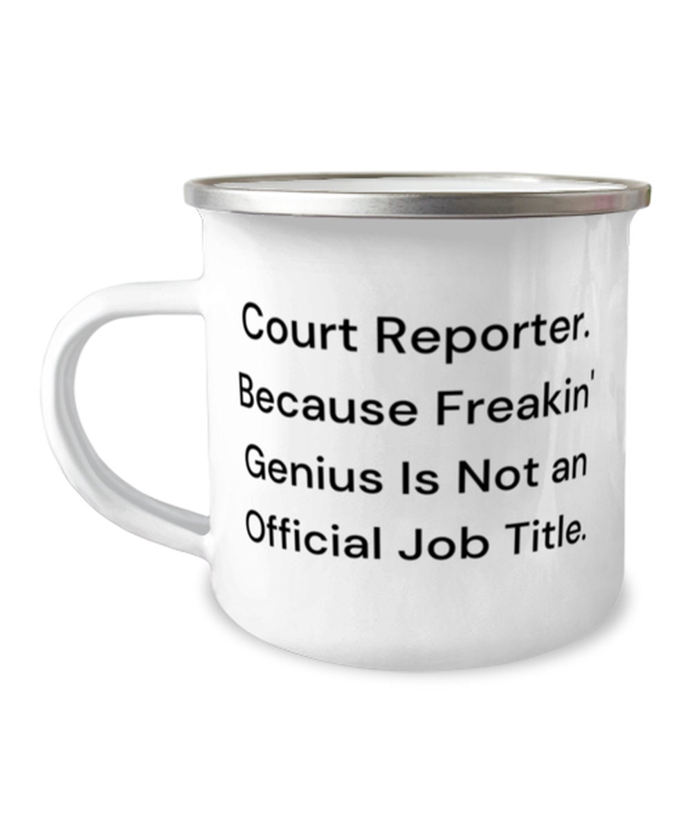 Useful Court Reporter 12oz Camping Mug, Court Reporter. Because', Love ...