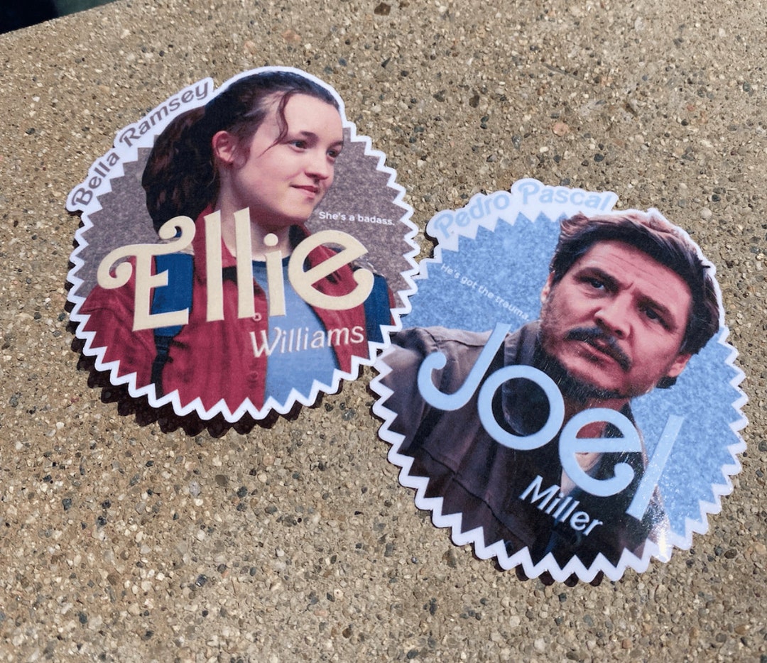 TLOU Joel and Ellie Sticker - Etsy
