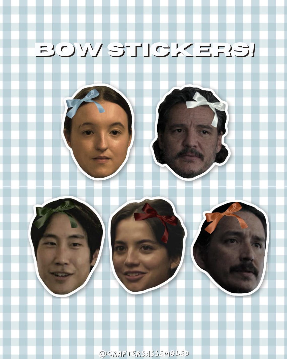 Tlou Character Bow Stickers - Etsy