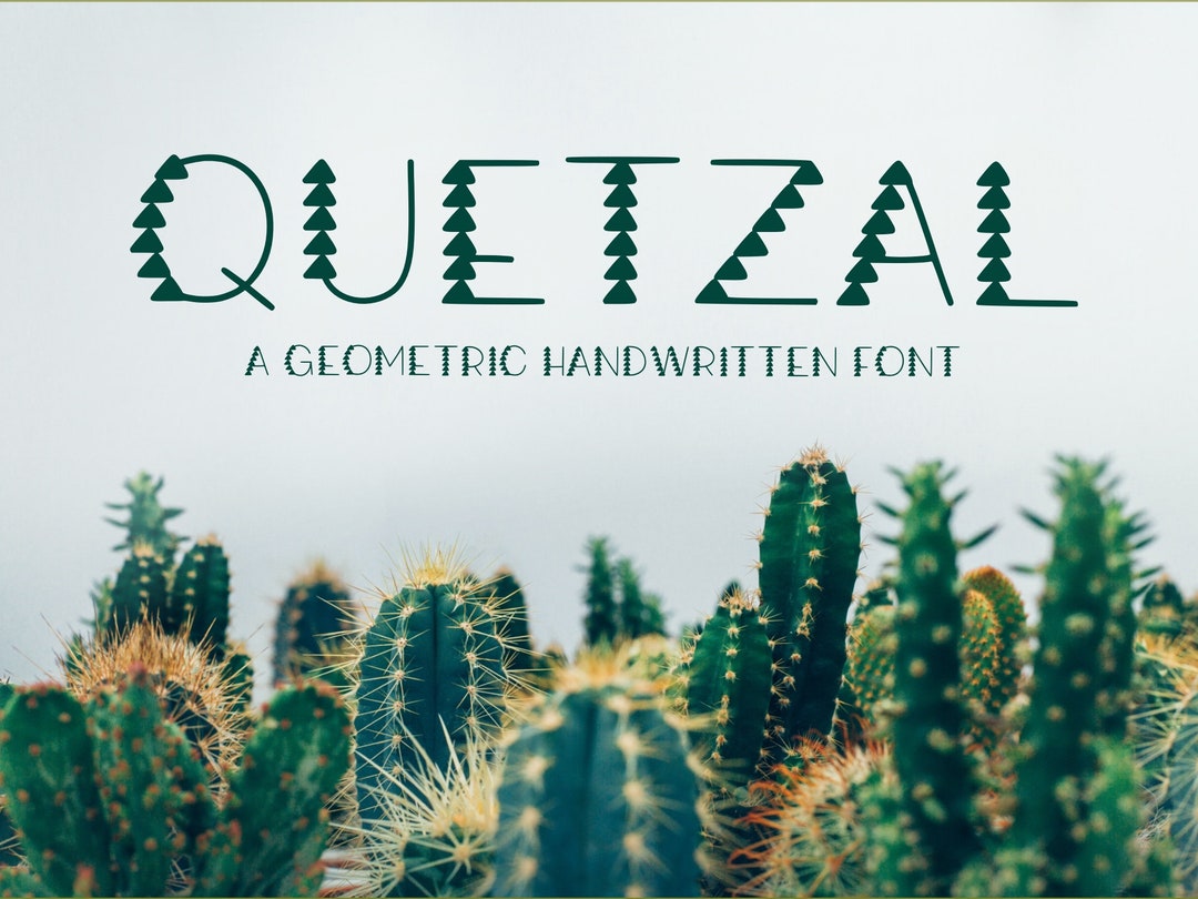 Quetzal Font | Geometric Font for Cricuit and Silhouette Crafting | Fun ...