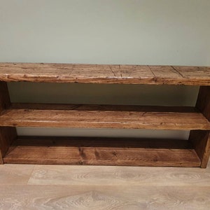 Handmade Rustic Shoe Rack Solid Reclaimed Wood - Etsy