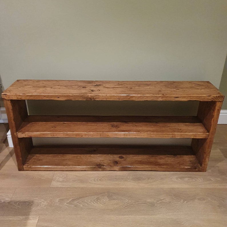 Handmade Rustic Shoe Rack Solid Reclaimed Wood - Etsy UK