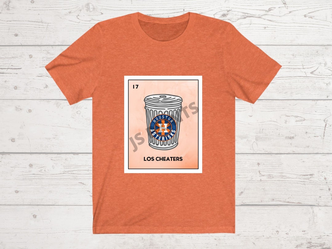 Houston Asterisks Mexican Loteria T-shirt: Los Cheaters. Funny Spanish ...