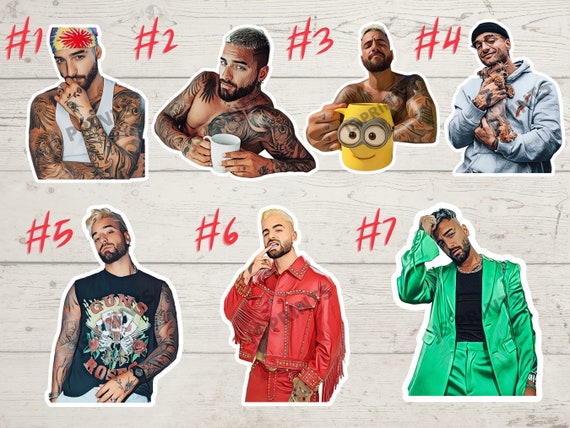 Maluma Stickers. Waterproof Vinyl. Papi Juancho Sticker. | Etsy